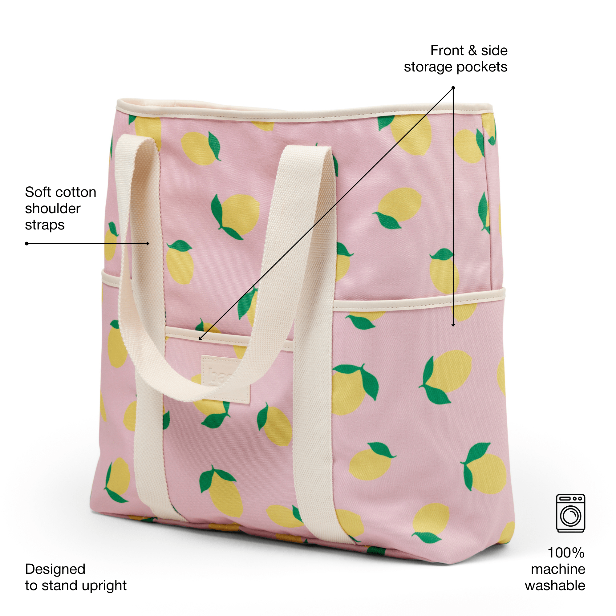 Beach Base | Women’s Beach Bag in Coastal Pattern – Base Supply